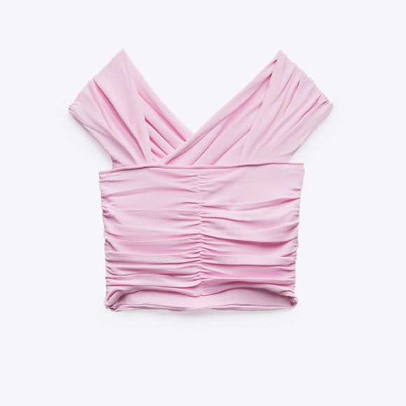 Zara | Tops | Zara Multipositional Draped Knit Top | Poshmark